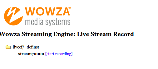 Wowza Media Server – Telecom R & D